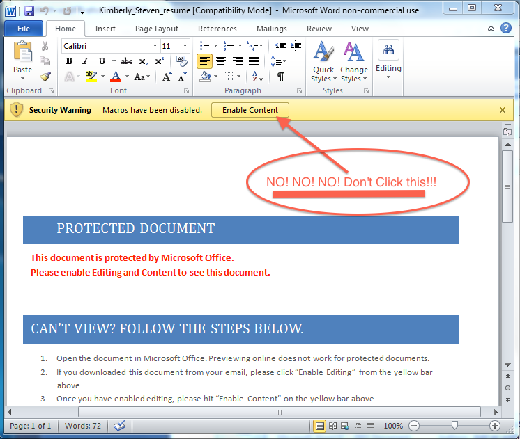 Reminder showing what ransomware looks like | RufusTech